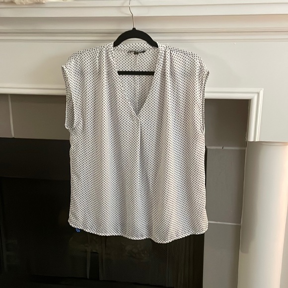 Banana Republic | Tops | Polka Dotted Work Top | Poshmark